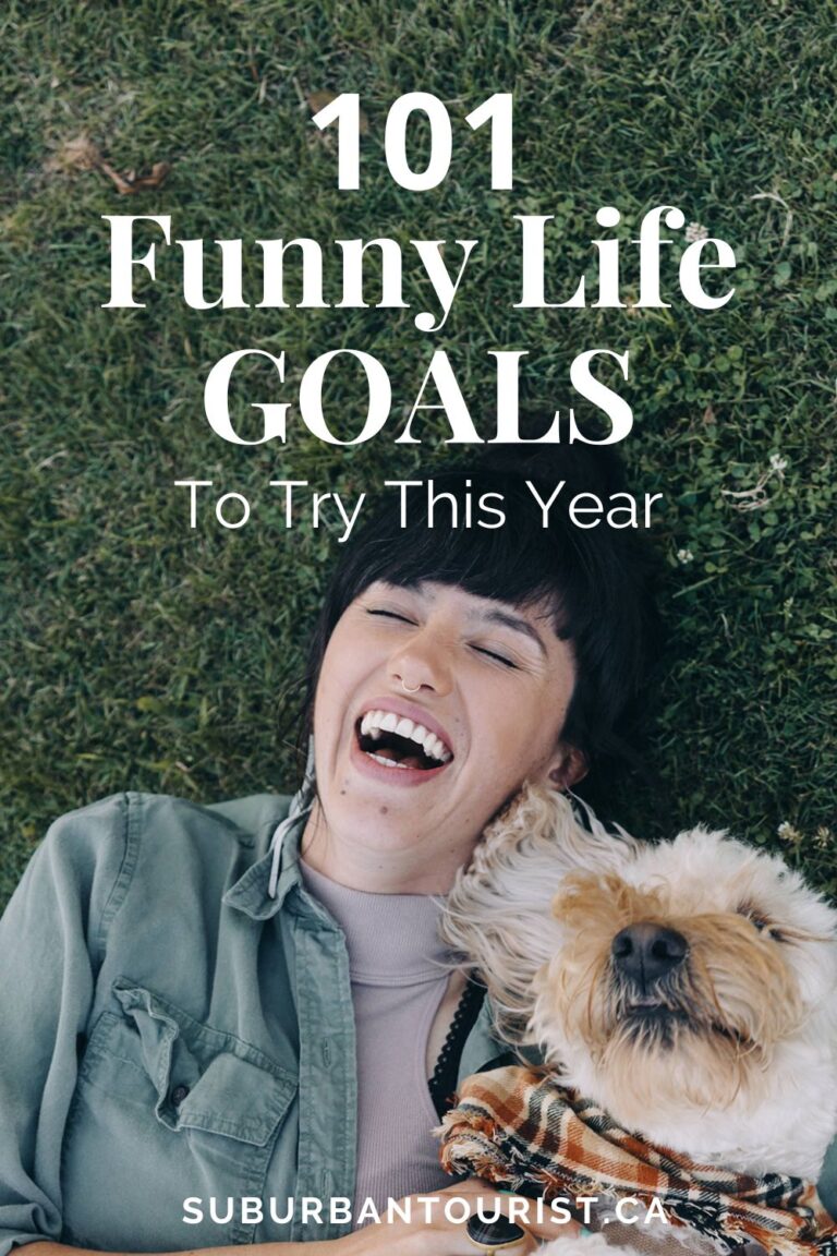 101 Funny Life Goals Ideas: Get Inspired To Create Memories